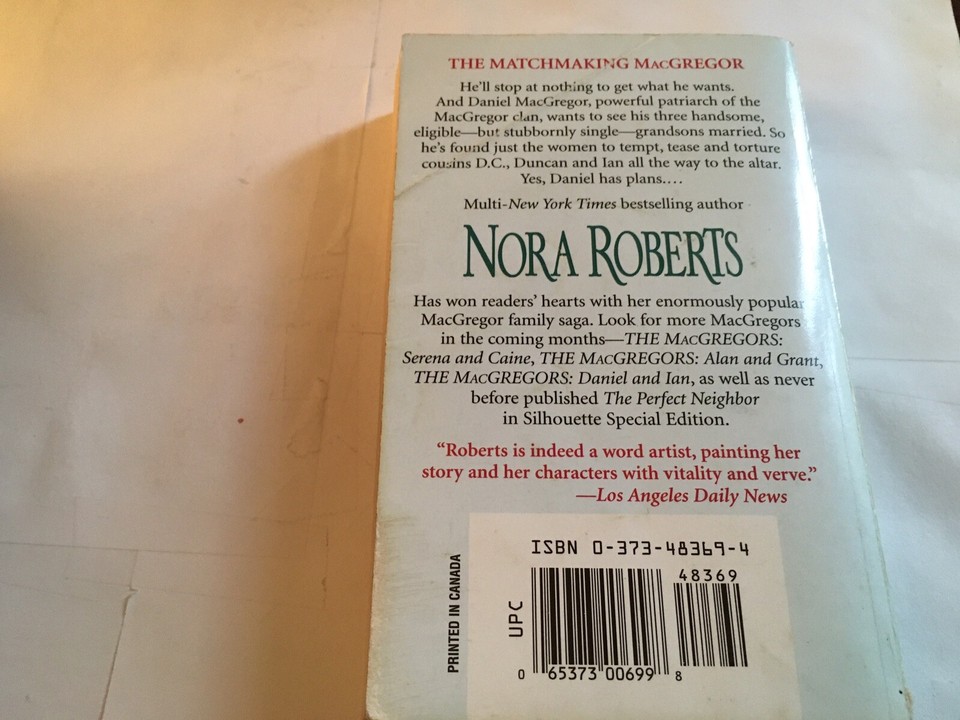 Silhouette Books - The MacGregor Grooms by Nora Roberts 9780373483693 ...