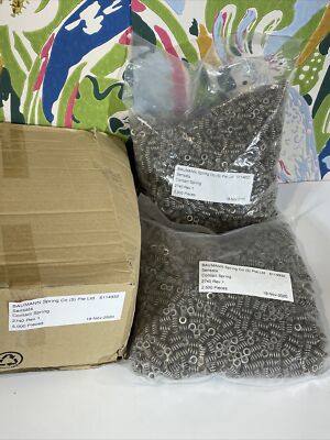 Baumann Spring Co. 5,000 pcs 3/8" Contact Springs 6114932 Sensata 2740 ...