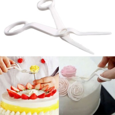 2Pcs DIY Tool Flower Lifter Sugarcraft Scissor Fondant Cake Edge ...