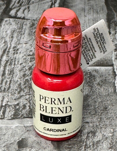 Perma Blend Luxe Cardinal Tattoo Ink for Permanent Makeup 0.5 OZ EXP12 ...