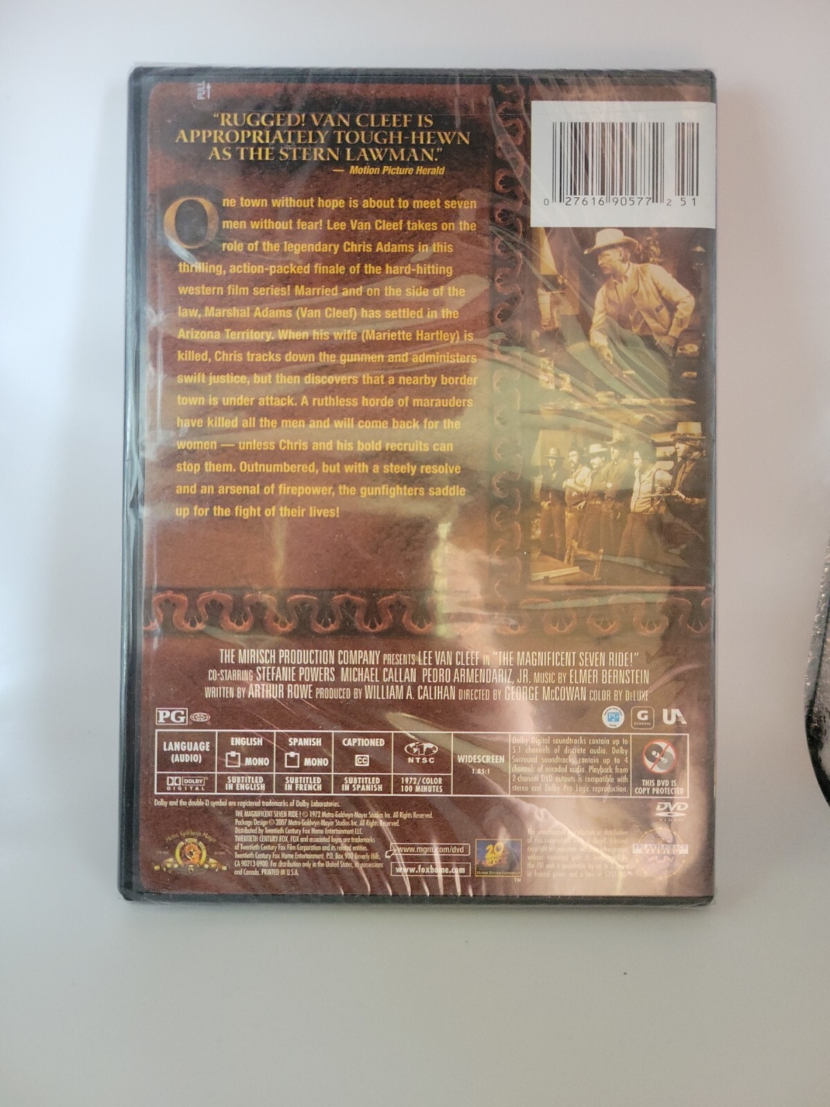 The Magnificent Seven Ride DVD 2009 MGM Western Legends Lee Van Cleef ...