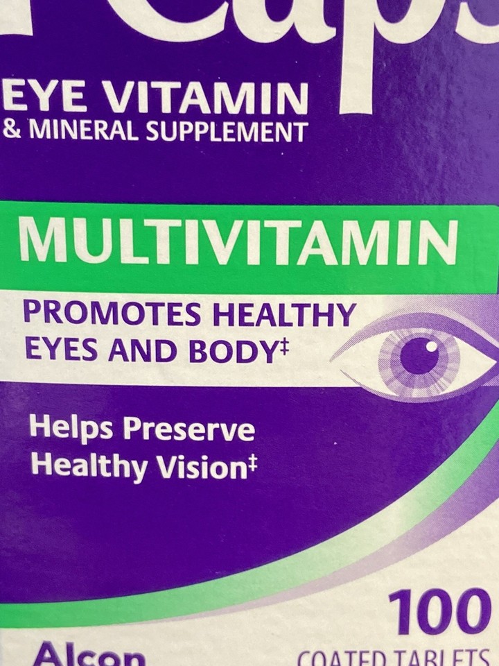 systane icaps multivitamin 100 coated tablets exp jan 2025 | eBay