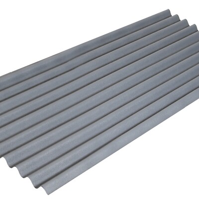 Onduline Bitumen Roofing Sheets, 2000mm Length, Grey, Stable, Shed ...