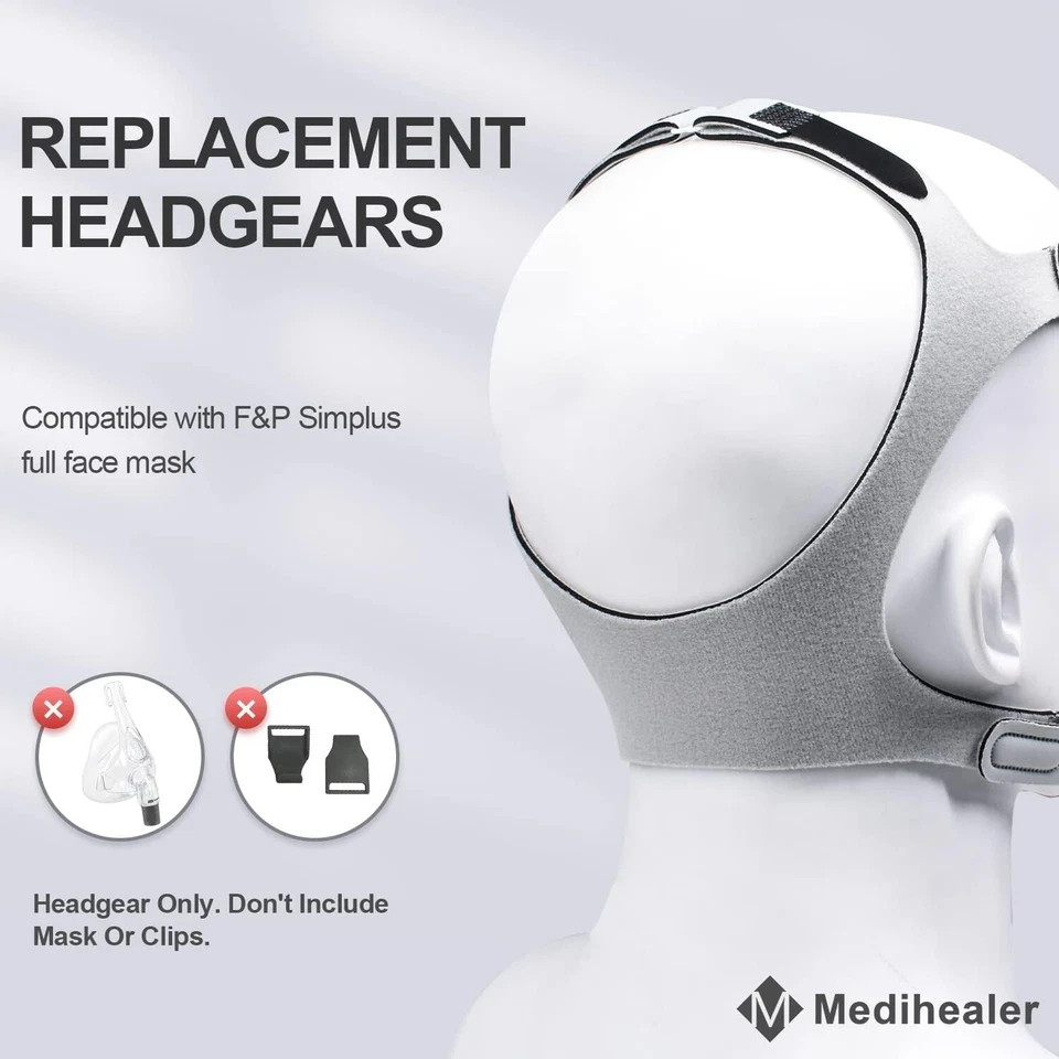 Full Face Mask Headgear For Fisher and Paykel Cushion CPAP Medium/Large ...
