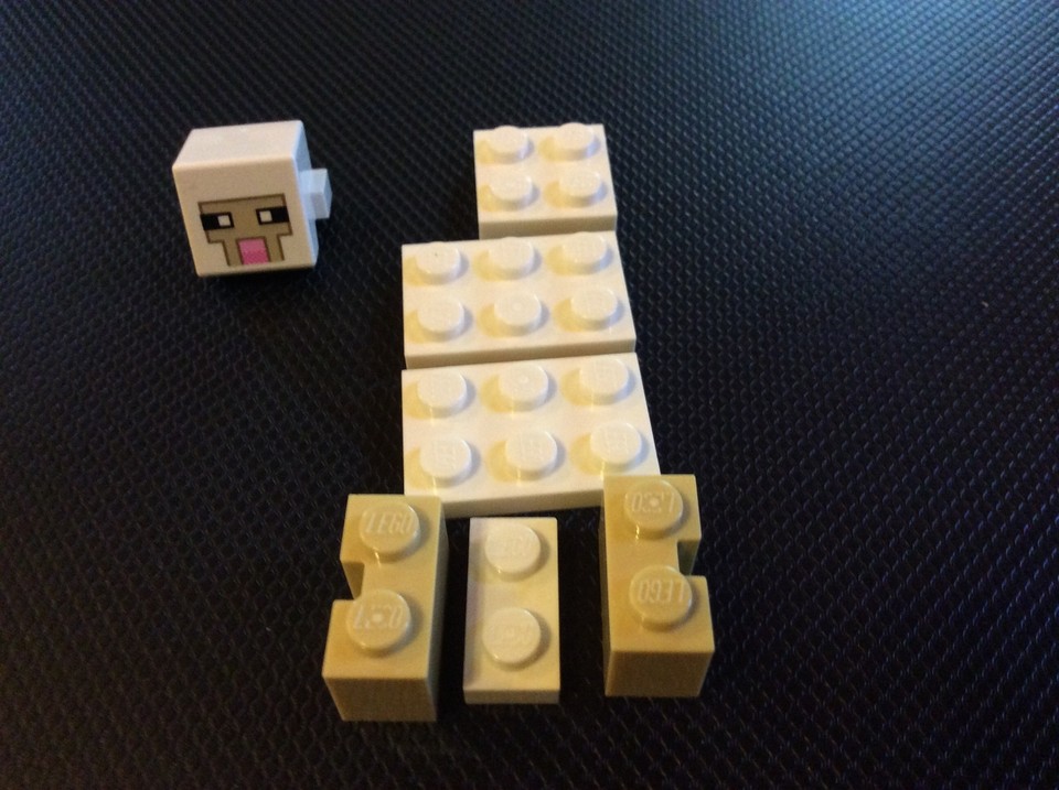 New Lego Minecraft Sheep Minifigure from set 21125 Unassembled | eBay
