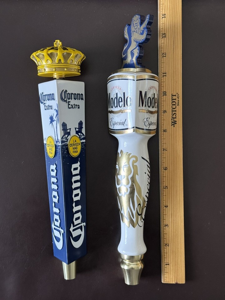 Lot of 2- Corona & Modelo Especial Draft Beer Tap Handle- NEW | eBay