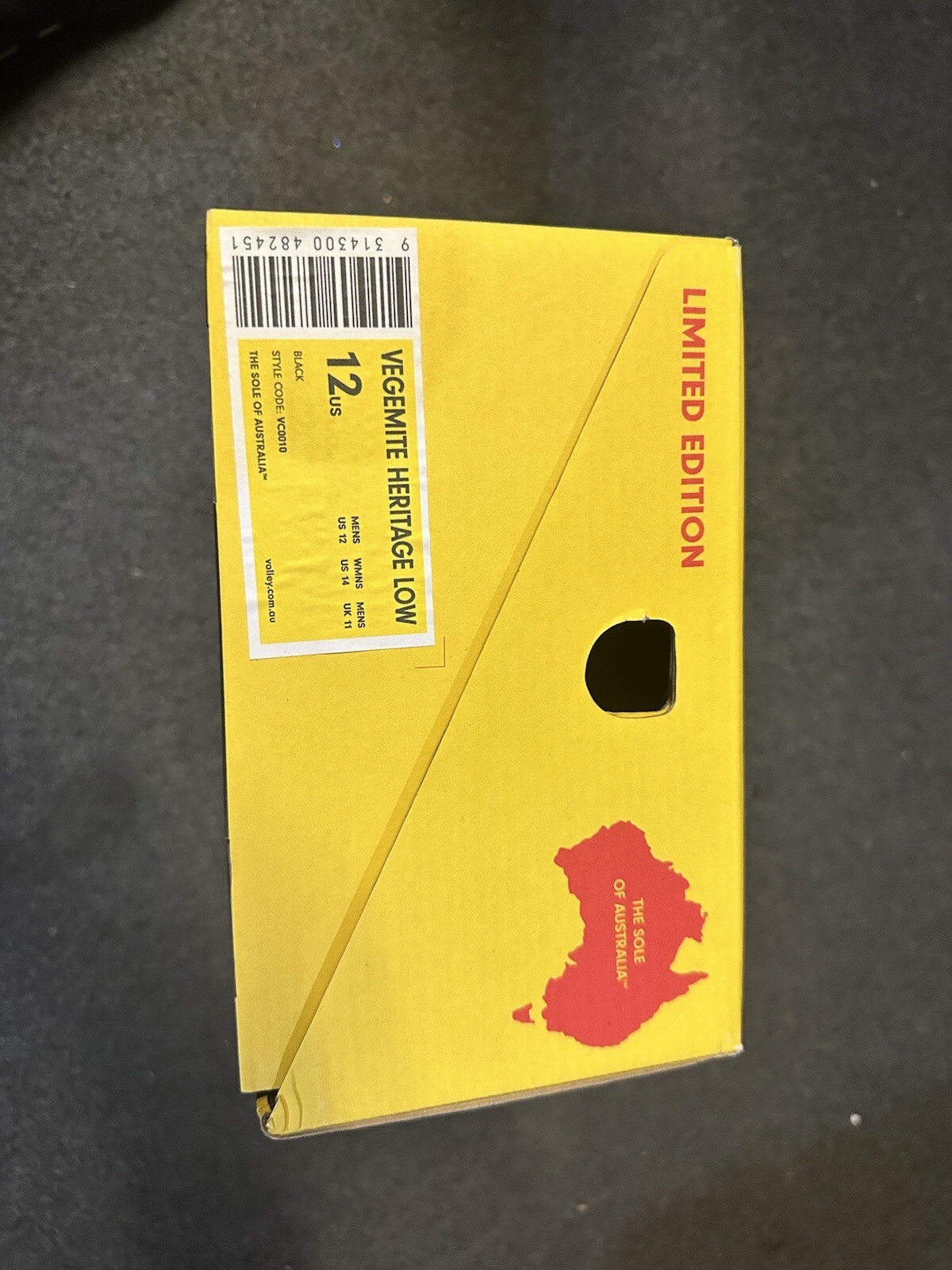 Dunlop Volley Heritage Low “Vegemite” shoe US12 with socks | eBay