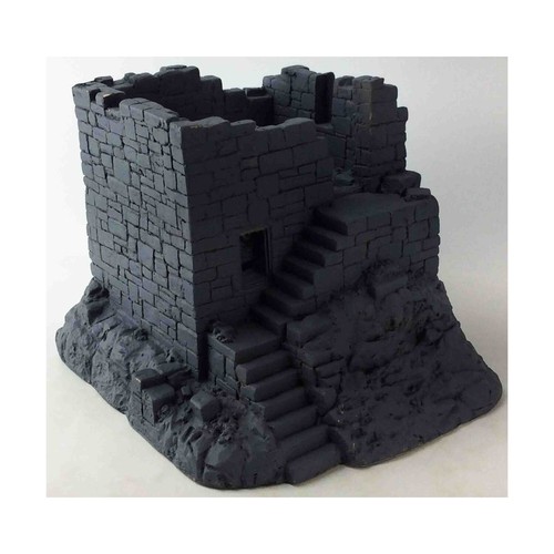 Hobby Bunker Mini Terrain & Scenery Ruined Castle Keep EX | eBay