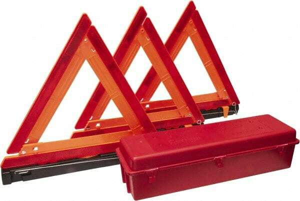 PRO-SAFE Reflective Highway Triangle Kit: Includes 3 Triangles ...