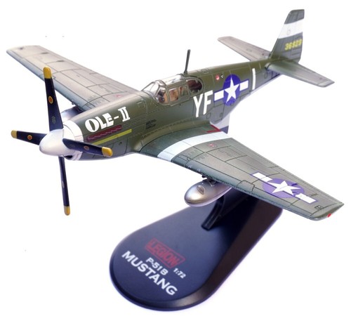 P-51 P-51B Mustang "Ole-II" 358th, FS 355th FG USAAF 1/72 Scale Diecast ...