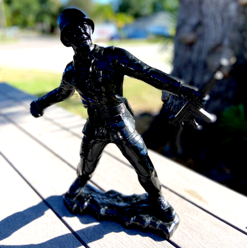 2009 FRANK KOZIK BIG ARMY MAN 17" LIMITED EDITION 50 RARE BLACK USED NO ...