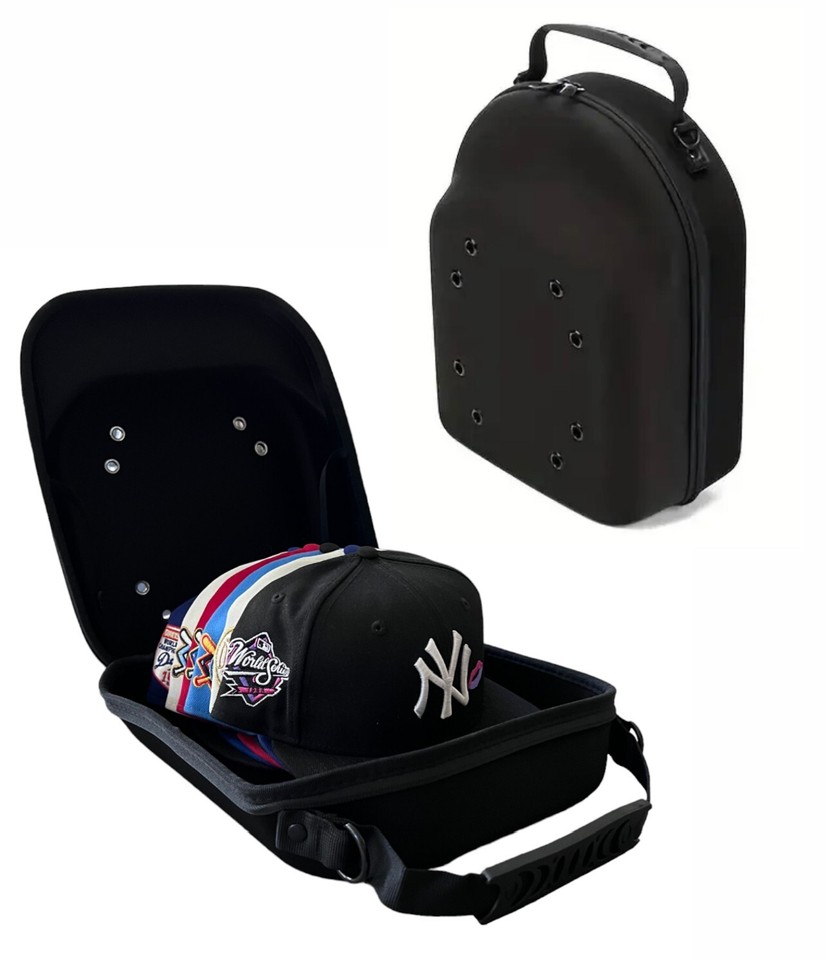 Hat Cap Carrying Carrier Case Handle Fits 6-8 Hats Carry Bag Zipper ...