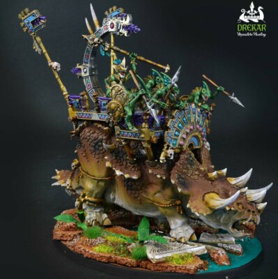 Engine Of The Gods Seraphon Lizardmen ** COMMISSION ** painting | eBay