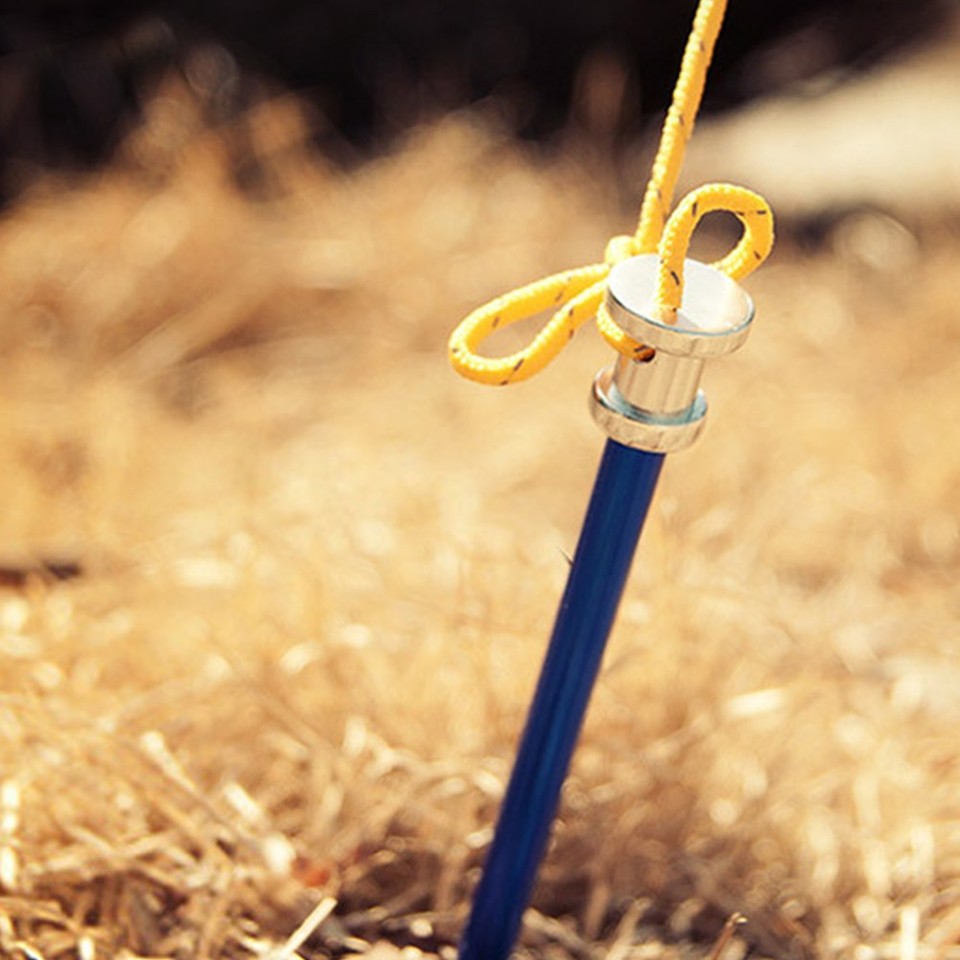 4 PCS Camping Tent Accessories Aluminium Alloy Nails Metal Peg Picnic ...