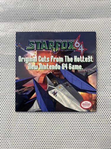Star Fox 64 Original Cuts Soundtrack Music CD Nintendo 64 N64 **RARE ...
