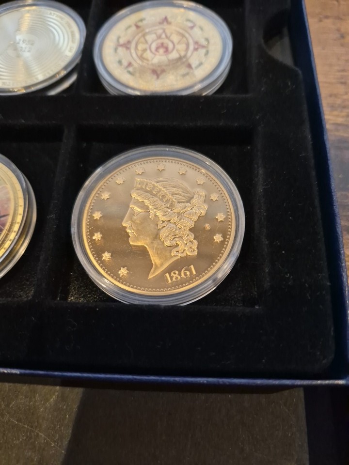 12 x 40mm Commemorative Coins + Display Box Mixed Lot LOT 2 | eBay UK