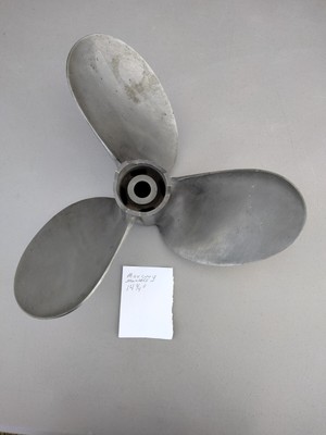#391 Quicksilver stainless chopper prop 14 1/2 x 22p | eBay