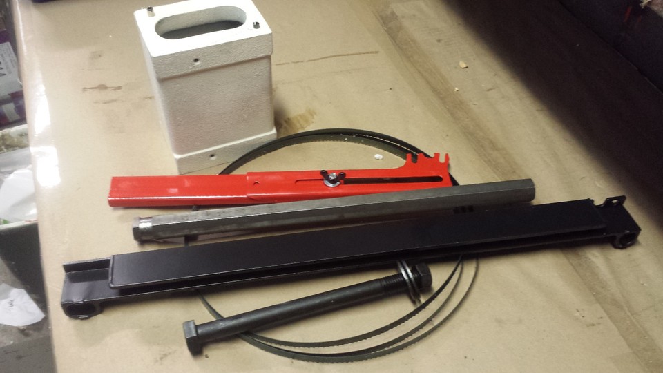 Riser Block kit for Delta 14" Bandsaw with hex post interchanges with ...
