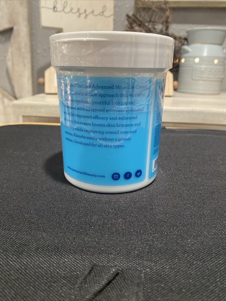 NatureWell Retinol Advanced Moisture Cream for Face & Body - 16oz ...