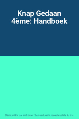 Knap Gedaan 4eme: Handboek, Unknown | eBay