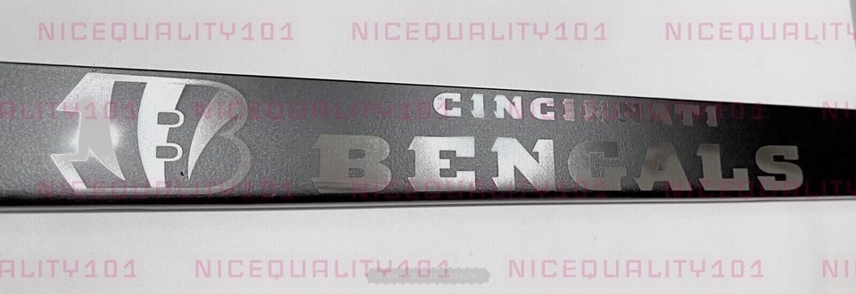 Cincinnati Bengals Laser Engraved Etched Stainless Finished License ...