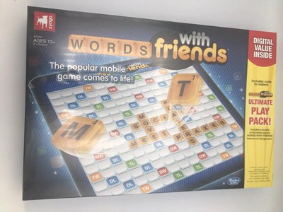 WORDS With Friends Board Game Zynga Hasbro Gaming New Sealed | eBay