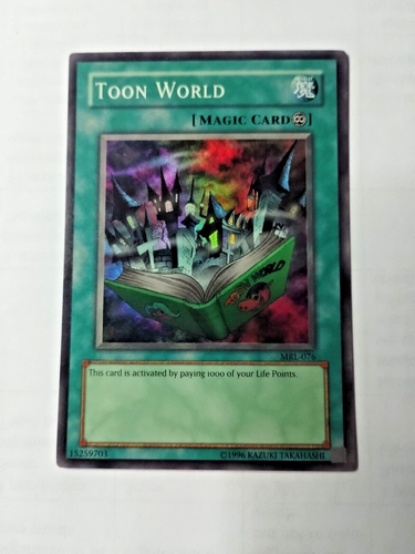 Yu-Gi-Oh! TCG Toon World Magic Ruler MRL-076 Unlimited Super Rare ...