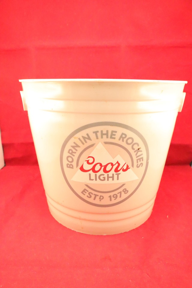 Lot Of 4 Bud Coors Light Miller Chill Metal & Plastic Beer Bottle Ice ...