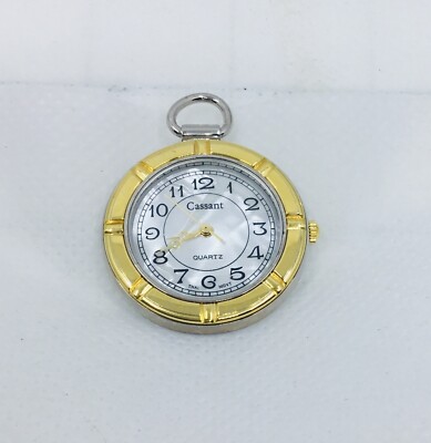 Vintage Cassant Quartz Round Pocket Pendant Watch NO BATTERY | eBay