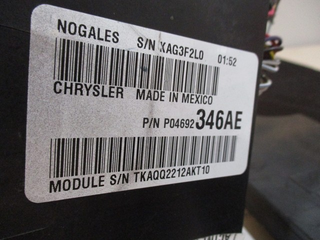 4692346ae 2011 Chrysler 200 TIPM Totally Integrated Power Module for ...