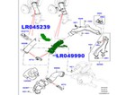 LAND ROVER THROTTLE BODY HEATER THERMOSTAT HOSE SUPERCHARGED LR049990 ...