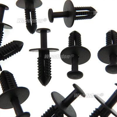 100 Pcs Fender Liner Rivet Push Type Clip Retainer For Mercedes Benz ...