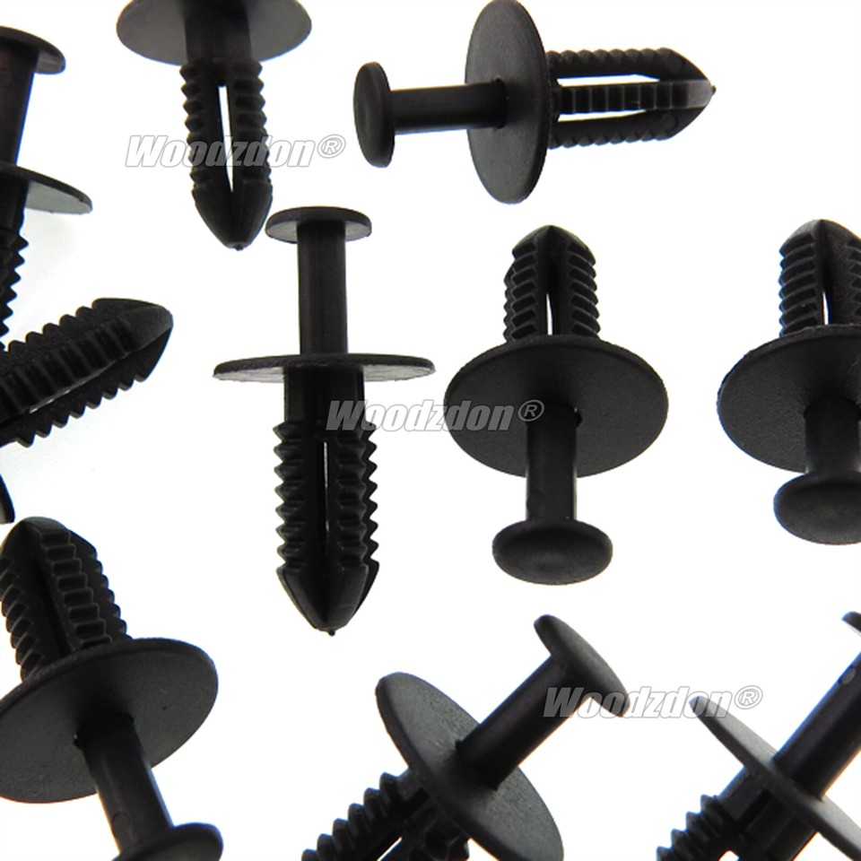 100x Front Fender Liner Retainer Plastic Push Clips for Mercedes Benz ...
