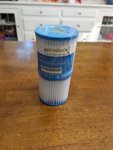 Sproduce Type H Filter Cartridge Compatible with 28601G, 330 GPH Filter ...