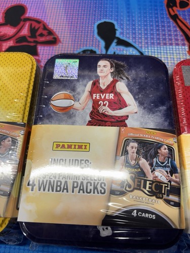 3 x 2023-24 Caitlin Clark WNBA Select Basketball Tins SEALED Set of ...