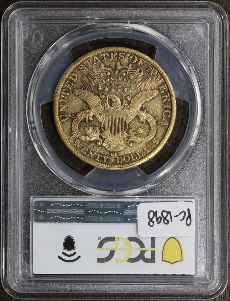 1883-CC (AU53) Liberty Head Gold Double Eagle $20 PCGS - Carson City ...
