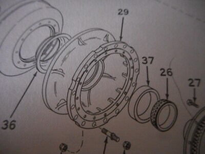 Clark 290M Axle Hub 116733 Rite Big Bud Tractor Friggstad Scraper | eBay