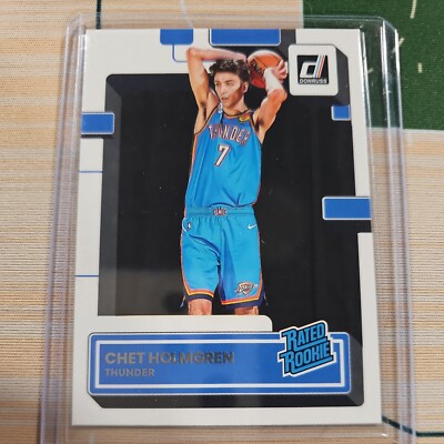 CHET HOLMGREN RATED ROOKIE CARD #202 2022-23 PANINI DONRUSS RC | eBay