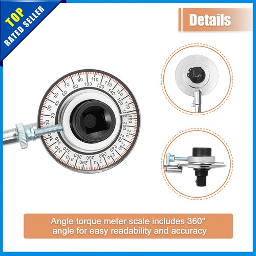 Car Drive Torque Angle Gauge 1/2" Drive Torque Angle Torque Wrench Set ...
