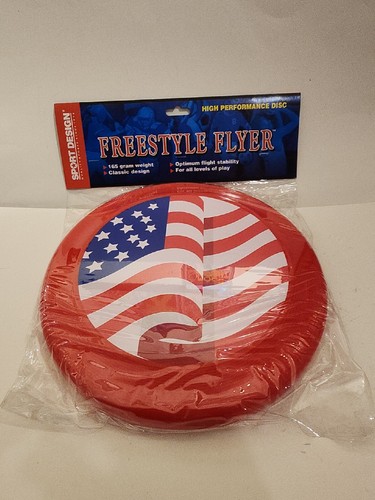 Sport Design Freestyle Flyer 165g Disc Frisbee Ultimate American Flag ...
