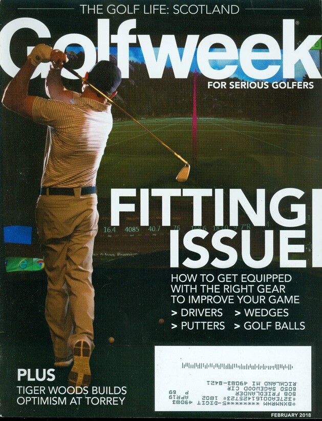 2018 Golfweek Magazine: Fitting Issue/Scotland/Tiger Woods Torrey Pines ...