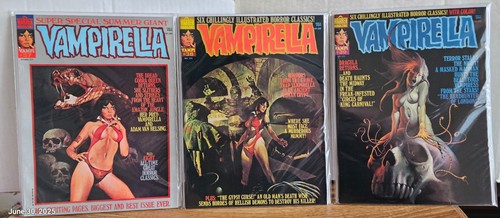 Vampirella Comic Magazine (Warren Publishing, 1974/1975) Issues 37, 38, 39 | eBay