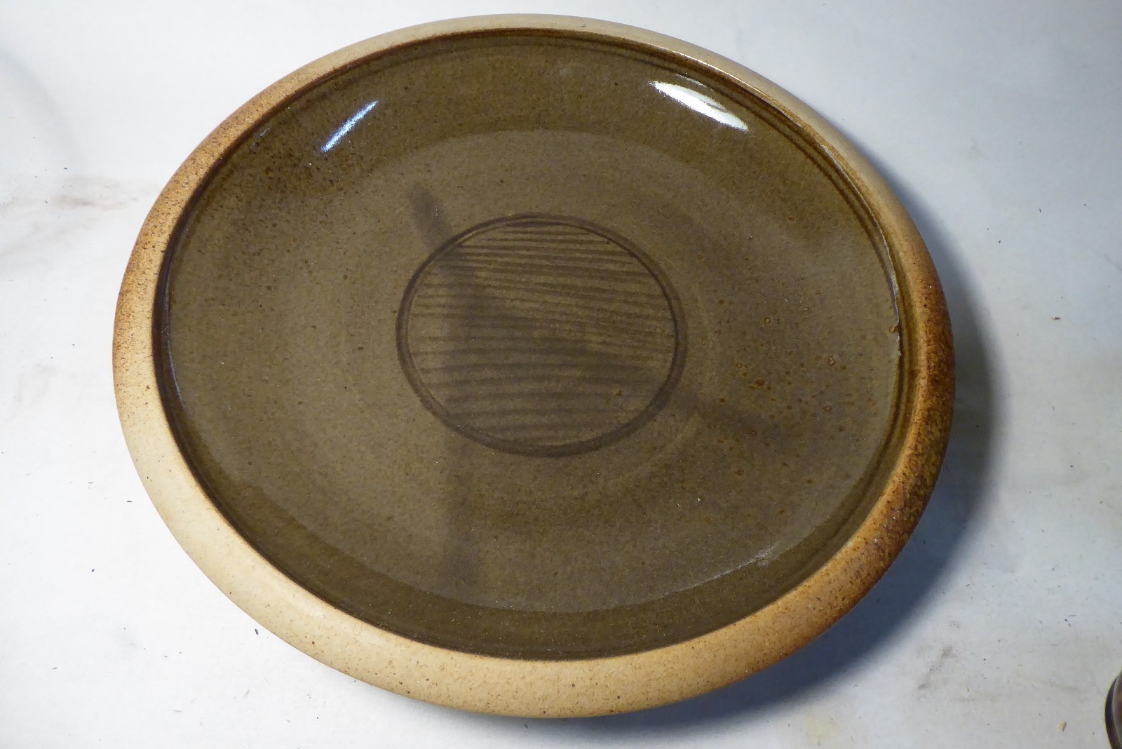 ROBERT BARRON LARGE PLATTER CHARGER PLATE VINTAGE AUSTRALIAN POTTERY ...