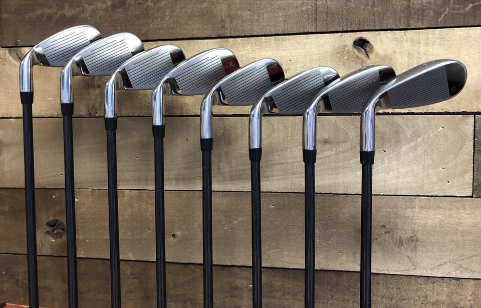 DEMO X5 Wide Sole iBRID Senior Iron Golf Clubs Set # 4-SW Senior ...