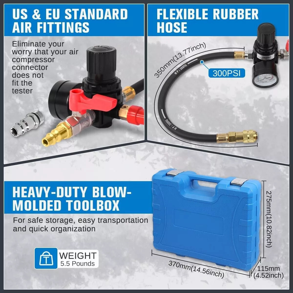 Turbo System Leakage Tester Turbocharger Air Pressure Boost Leak Test ...