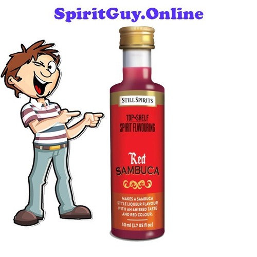 Red Sambuca Top Shelf Liqueur Essence Flavouring By Still Spirits ...