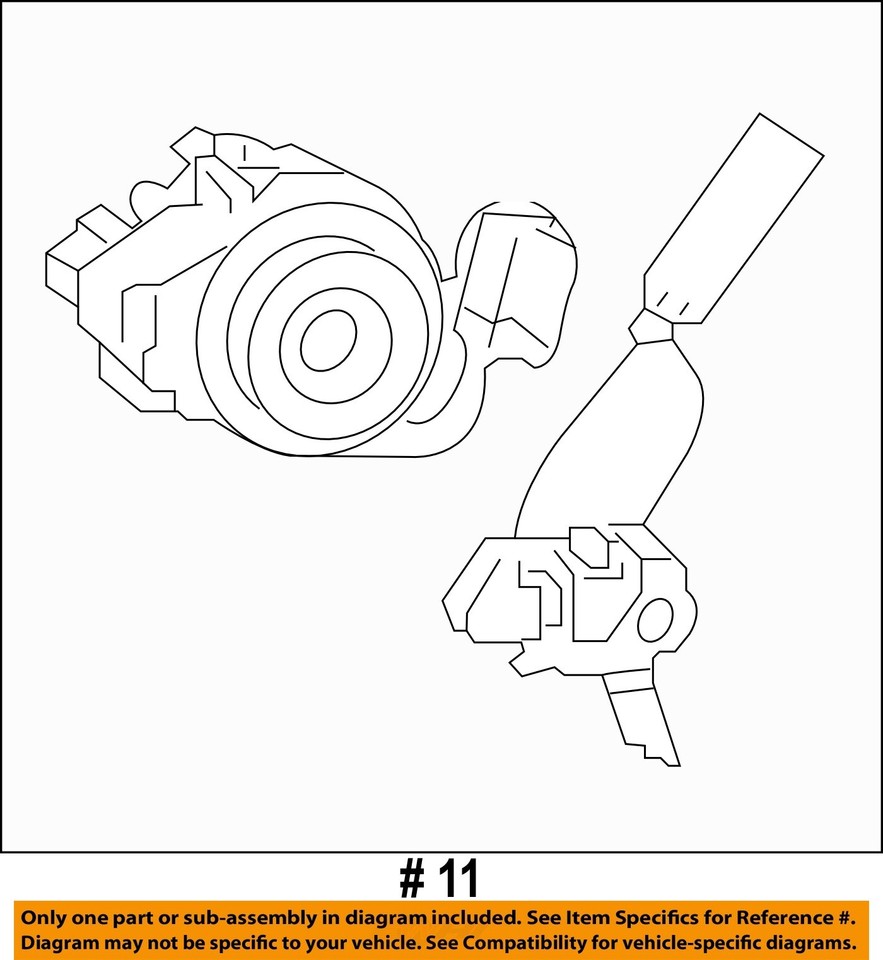 HYUNDAI OEM 17-20 Elantra Shroud, Switches Levers-Cyl Keys 81900F2H00 ...