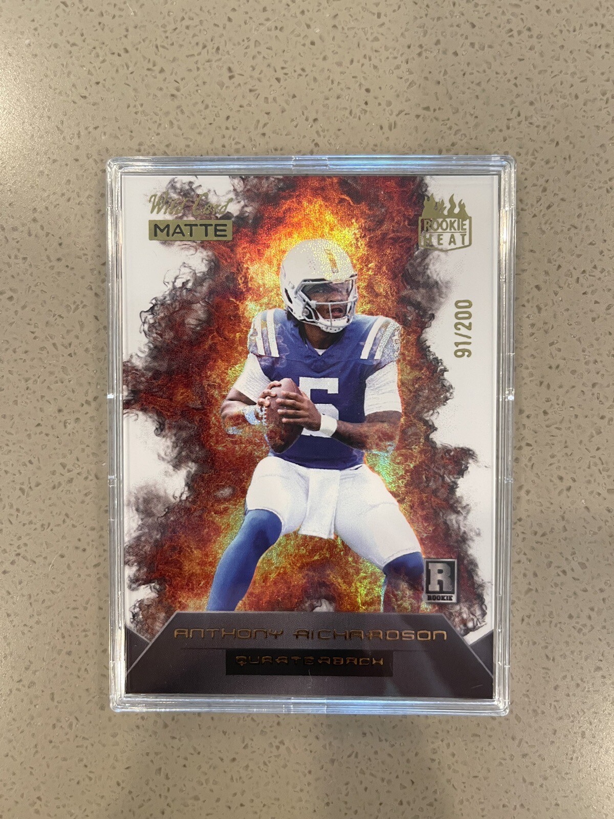 2023 Wild Card Matte Anthony Richardson Rookie Heat /200 | eBay