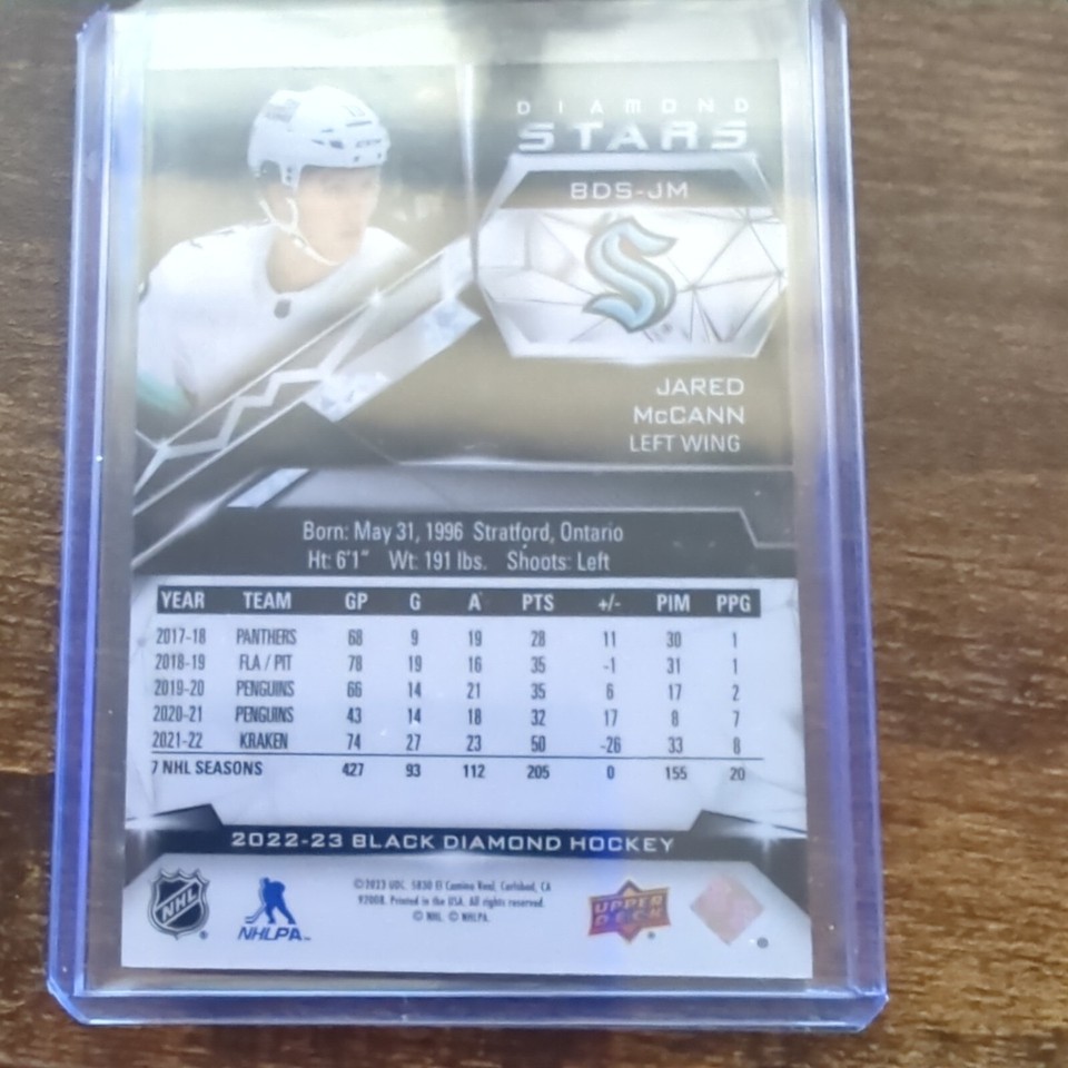 2022-23 Upper Deck Black Diamond - Diamond Stars #BDS-JM Jared McCann 157/299 | eBay