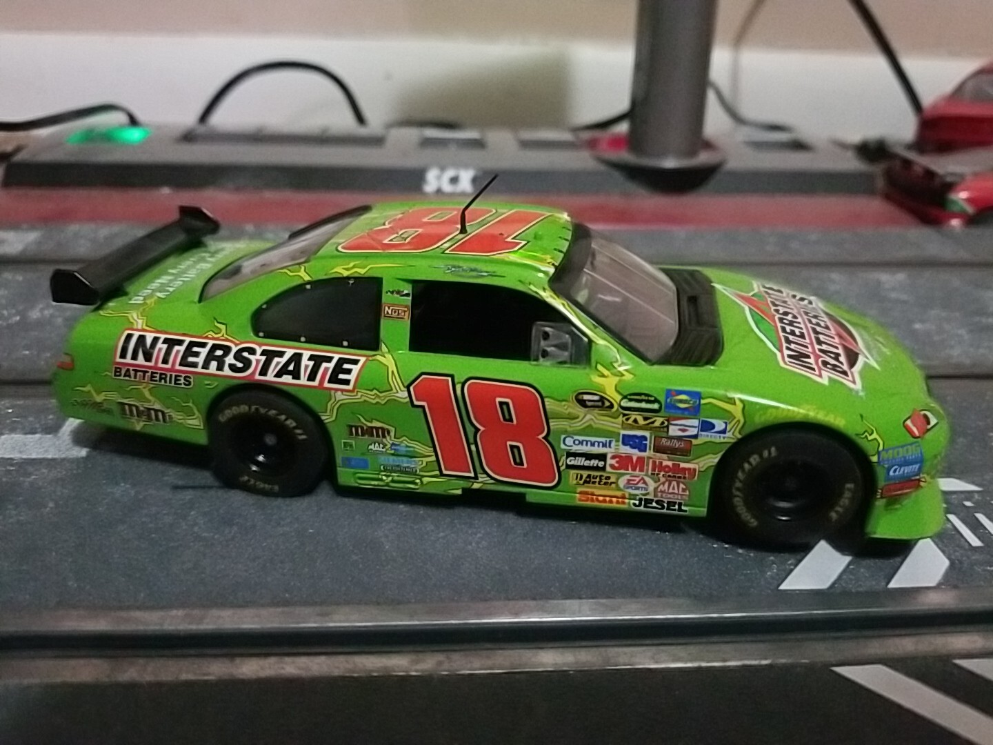 SCX Analog Bobby Labonte Nascar Interstate Batteries #18 1:32 Scale. | eBay